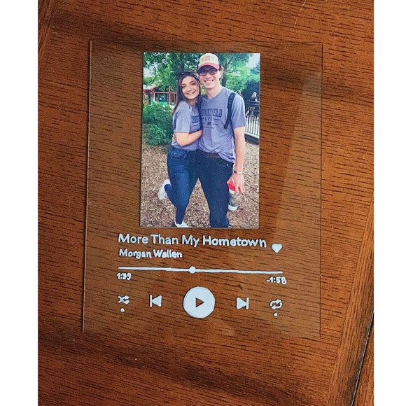 not ap | Wall Decor | Handmade Glass Spotify Song | Poshmark